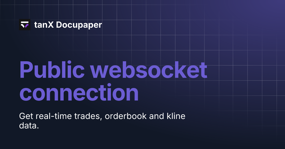 Public Websocket Connection Tanx Docupaper